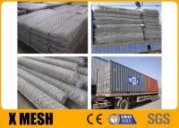 China 2x1x1m 80x100 Welded Wire Mesh Gabion Hot Dip Galvanized For Retaining Walls for sale