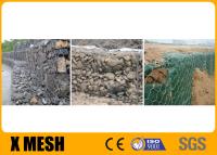 China 8x10cm Opening Gabion Wire Mesh Hot Dipped Galvanized Gabion Mesh Retaining Wall for sale
