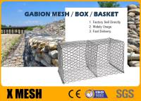China Double Twisted Gabion Wire Mesh Panels Heavy Zinc Coating Erosion Control for sale