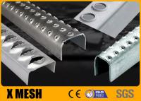 China Traction Aluminum Bar Galvanized Steel Grating Stair Treads Perforated for sale