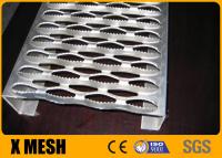 China 2mm Round Hole Grip Strut Galvanized Steel Grating For Stair Platform EN Standard for sale
