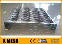 China 2mm Round Hole Grip Strut Galvanized Steel Grating For Stair Platform EN Standard for sale