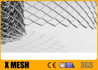China Steel Stucco Diamond Mesh Coil 12x25mm Mesh Size 10 - 100 Meter Length for sale
