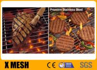 China Custom Stainless Steel BBQ Grill Grid Wire Mesh Net Silver for sale