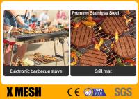 China Polished Stainless Steel Round BBQ Grill Mesh For Travel for sale