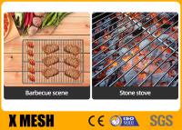 China Polished Stainless Steel Round BBQ Grill Mesh For Travel for sale