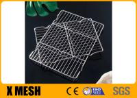 China Stainless Steel Welded Mesh 304SS Bbq Barbecue Grill Wire Mesh Silver Color for sale