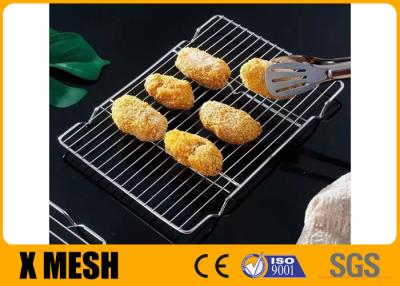 China Stainless Steel Welded Mesh 304SS Bbq Barbecue Grill Wire Mesh Silver Color for sale