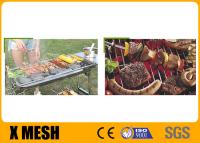 China Food Grade Stainless Steel Welded Mesh Barbecue Net BBQ Grill Basket With Holder for sale