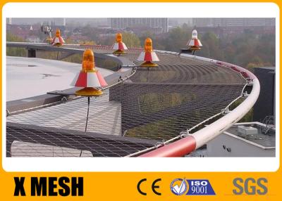 China Durable 7 X 7 Type 3mm Woven Metal Mesh For Railing Non Rusting for sale