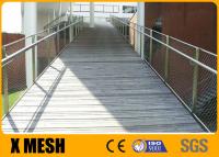 China 4.0mm  316 Stainless Steel Woven Wire Mesh For Fall Stop Nets Corrosion Proof for sale