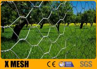 China 1.2m Width 2 Inches Woven Copper Wire Mesh Fence Hexagonal Commercial Agricultural Use for sale