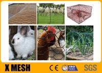 China 15m Poultry Rabbit Wire Mesh Fencing Silver Color High Tensile Strength for sale