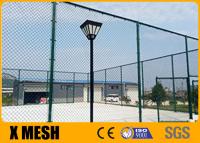 China 6Ft 8Ft 15m  Diamond Mesh Farm Chain Link Fence Hot Dip Galvanized Zinc Coated for sale