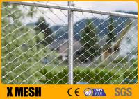 China 9 Gauge 50x50mm 6 Feet Chain Link Fence Panels Wire Mesh Security Fence for sale