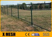 China 6Ft 8Ft 15m  Diamond Mesh Farm Chain Link Fence Hot Dip Galvanized Zinc Coated for sale