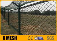 China Sports Playground Diamond Chain Link Mesh Fencing 0.8m-2.4m Height Rustproof for sale