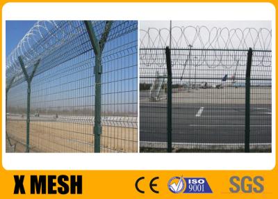 China Airport Security Fence 2.5m High 3m Length Rust Resistance  Long Using Life for sale