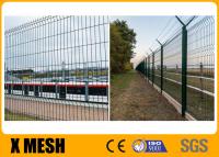 China Airport Security Fence 2.5m High 3m Length Rust Resistance  Long Using Life for sale