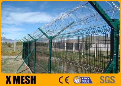 China Antirust Welded Security Fencing 50x100mm Mesh Opening For Airport Highway for sale