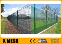 China Highway Welded Security Metal Mesh Fencing Long Using Life   3m Height for sale