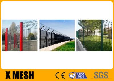 China Highway Welded Security Metal Mesh Fencing Long Using Life   3m Height for sale