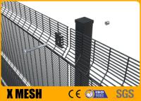 China Metal Black Color 358 Anti Climb Fence Panels For Prisons for sale