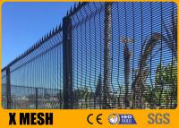 China Metal Black Color 358 Anti Climb Fence Panels For Prisons for sale