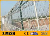 China Silver Galvanized Welded 3.2mm Razor Wire Mesh For Prisons Protection for sale