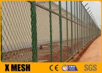China 150 X 150mm Hole Size 3660mm Height Security Metal Fencing Welded for sale