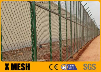 China 150 X 150mm Hole Size 3660mm Height Security Metal Fencing Welded for sale