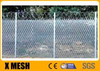 China 150 X 150mm Hole Size 3660mm Height Security Metal Fencing Welded for sale