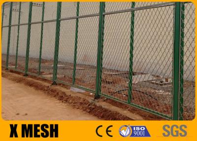 China Welded Security Metal Fencing 100 X 100mm Hole Size 3050mm Height for sale