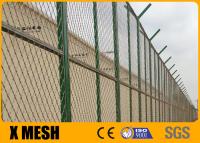 China Welded Security Metal Fencing 100 X 100mm Hole Size 3050mm Height for sale