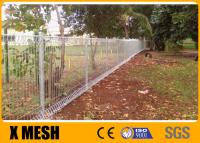 China Welded Roll Top Curved Metal Brc Mesh Fence Powder Coating Green Color for sale