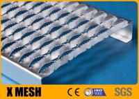 China Crocodile Lips Grtp Galvanized Grip Strut Anti Skid Plate 180mm Width ASTM A269 Standard for sale