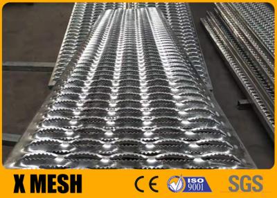 China 5 Diamonds Walkway Channel Perforate Metal Welded Steel Grating Antirust for sale