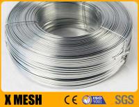 China Silver Color Galvanised Stitching Wire 1.8mm X 0.8mm Flat For Box Making for sale