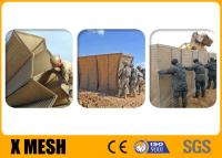 China Welded Gabion Baskets Defensive Barrier Zinc Aluminum Alloy Coated For Military Bastion for sale