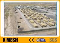 China Galvanized Wire Welded Hesco Bastion Wall With Green Geotextile For Defence Wall Flood for sale