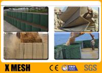 China Hot Dipped Galvanized Hesco Defensive Barrier Bastion 4.0mm Wire Diameter for sale