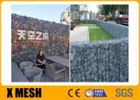 China 5mm Gauge Silver Galfan Welded Mesh Gabion Baskets For Architectural Cladding for sale