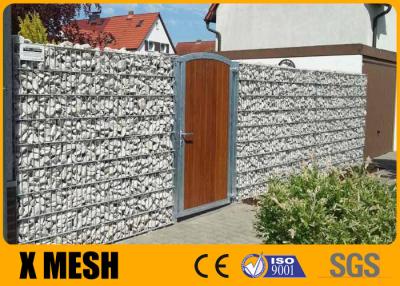 China Zinc Coated Stone Filled Gabion Welded Wire Mesh Square / Rectangular Hole for sale