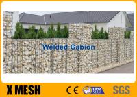 China 50mm X 200mm Heavy Galvanized Gabion Baskets Welded Canal Lining for sale