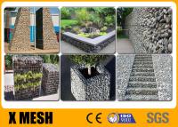 China 50mm X 200mm Heavy Galvanized Gabion Baskets Welded Canal Lining for sale