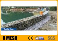 China Hot Dipped Galvanized Pvc Coated Gabion Wire Mesh 4.0 / 5.0 Mm Diameter for sale