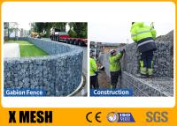 China Hot Galvanized Gabion Wire Mesh Baskets Retaining Wall Spirals / Helicals Connected for sale