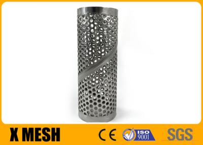 China 100mm Sus 316 Perforated Metal Mesh Filter Solid Liquid Separation for sale