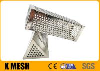 China 2 Inch 304 Stainless Steel Perforated Metal Mesh Filter / Perforated Cylinder for sale