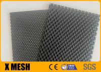 China Corrosion Resistant Perforated Metal Window Screens Paint Dulux Black Matt Aluminium for sale